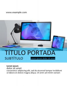 Portadas Azules para Word