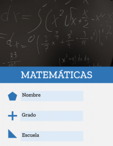 Portadas de Matemáticas