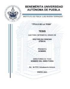 Portada Tesis BUAP para Word