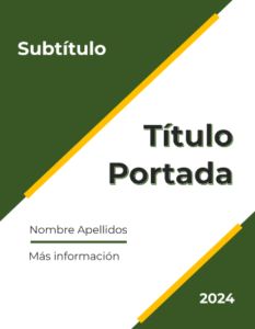 Portadas Verdes para Word - Coversgo