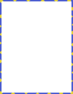 Marcos Azules PNG y Word para Descargar Gratis