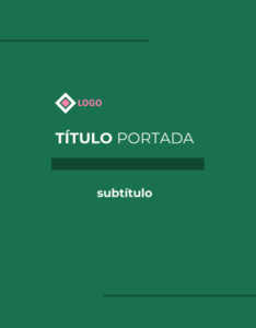 Portadas Verdes para Word - Coversgo