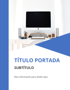 Portadas Azules para Word