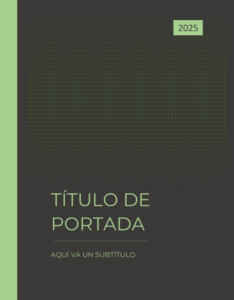 Portadas Verdes para Word - Coversgo